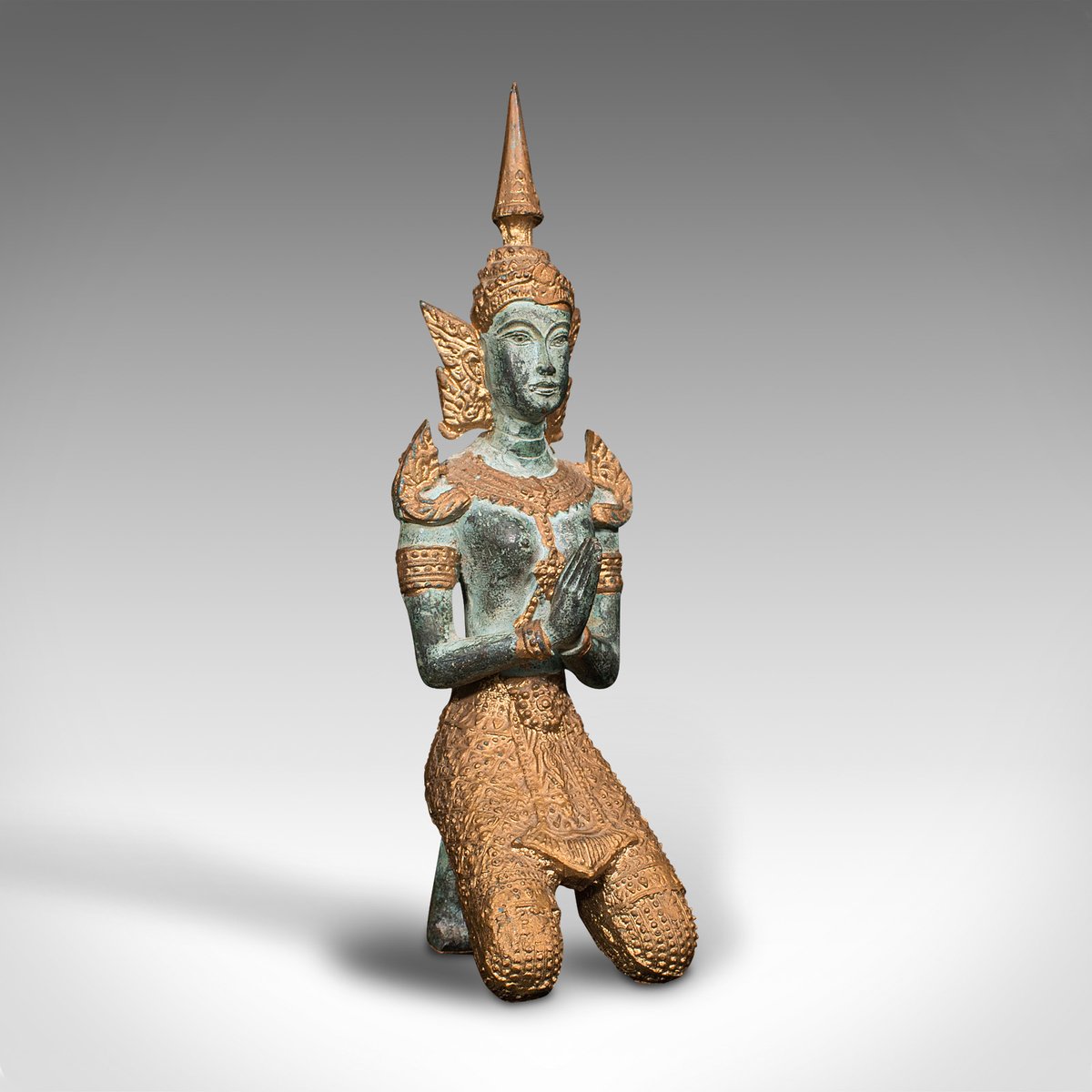 Vintage Decorative Prayer Figure for sale at Pamono