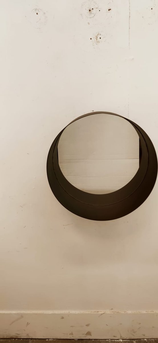 Cylinder Circular Mirror for sale at Pamono