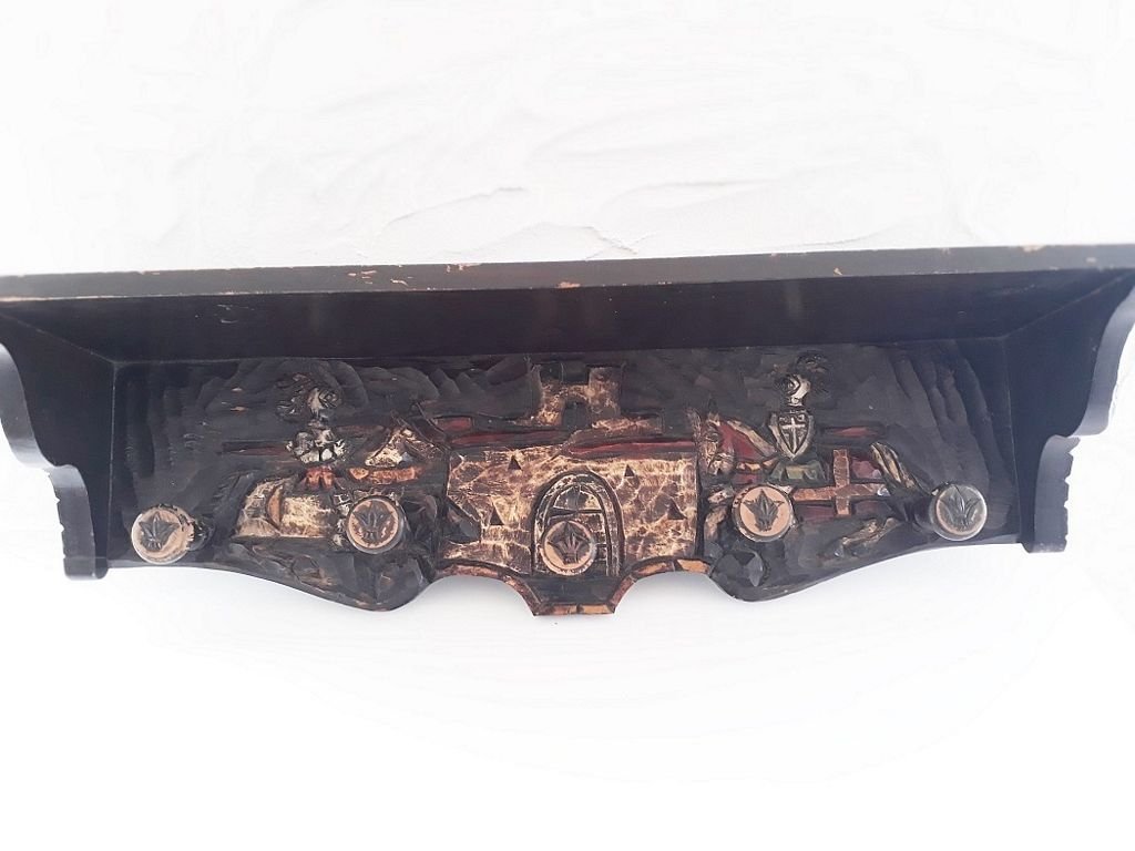 Spanish Hand Carved Coat Rack for sale at Pamono