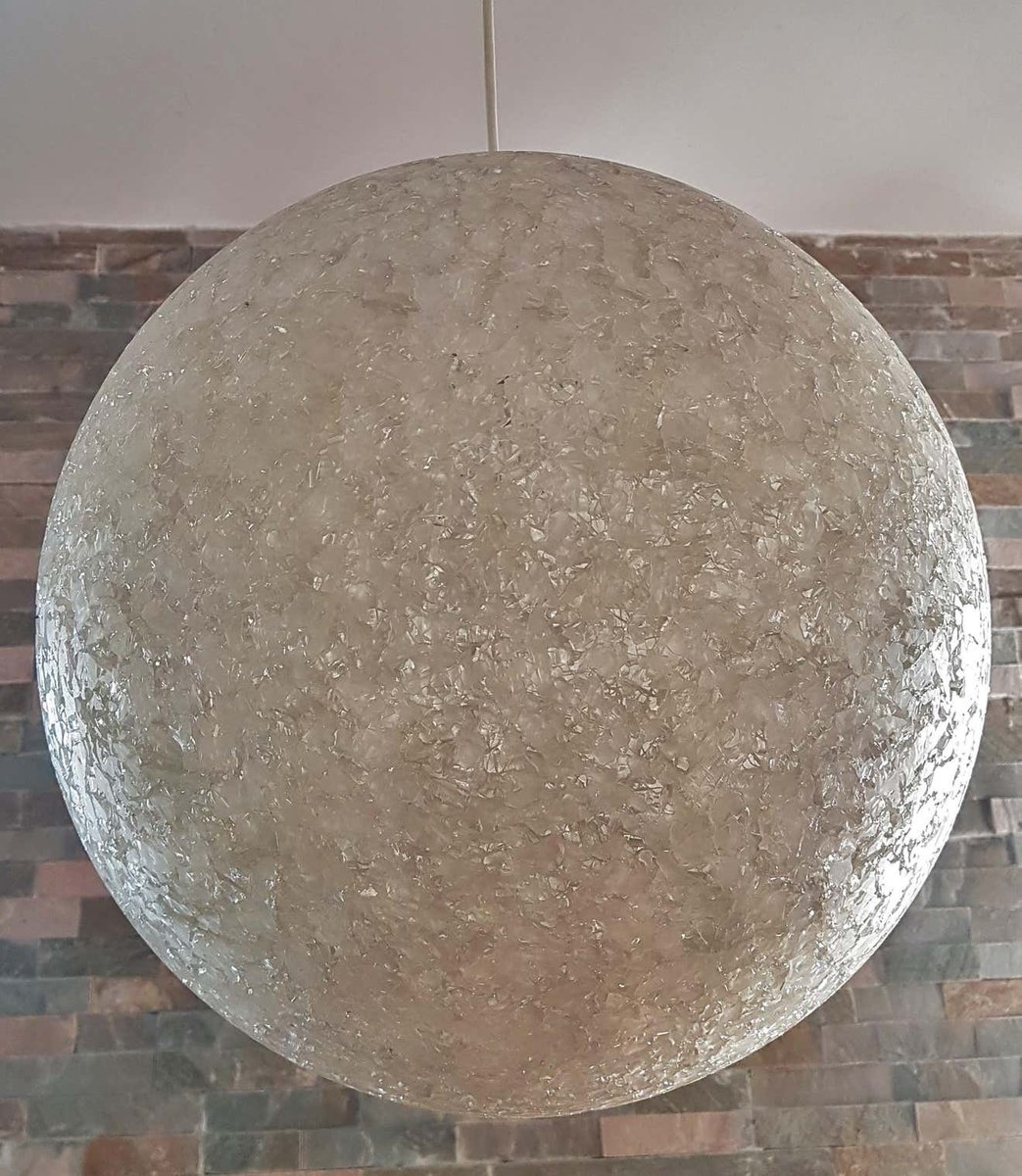 Spherical Pendant Light, 1960s for sale at Pamono