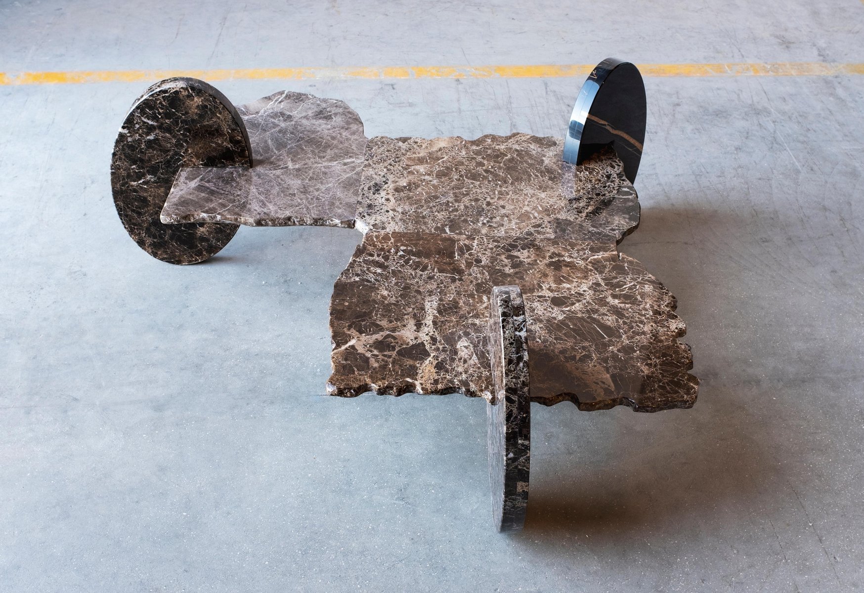 Sst011 Niedriger Tisch von Stone Stackers bei Pamono kaufen