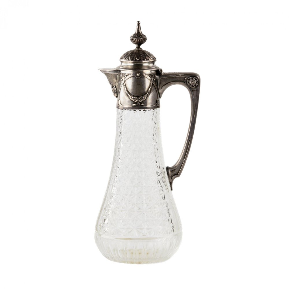 Silver Crystal Jug for sale at Pamono