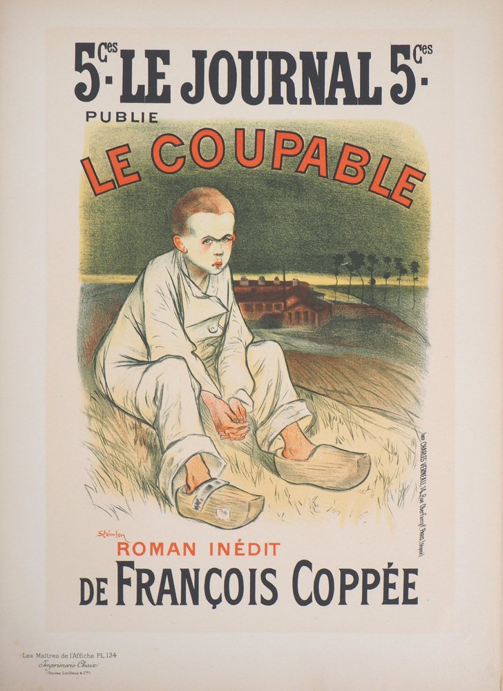 Théophile Alexandre Steinlen, Garçon aux sabots, 1897, Original ...