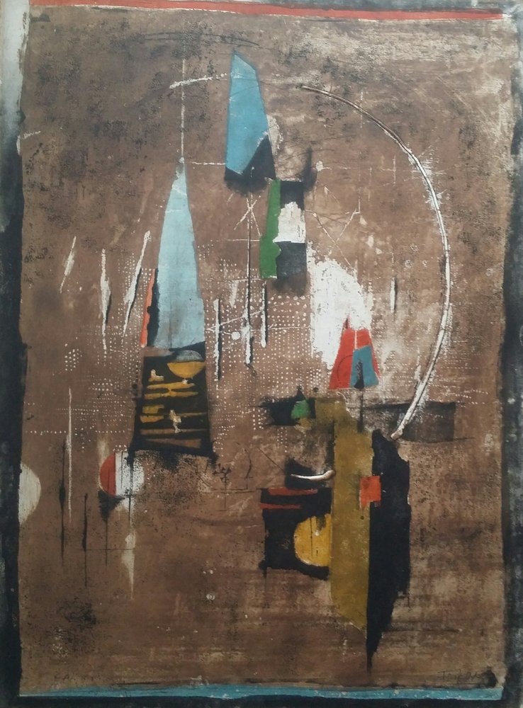 Johnny Friedlaender, Half Vane, 1971, Original Engraving for sale at Pamono