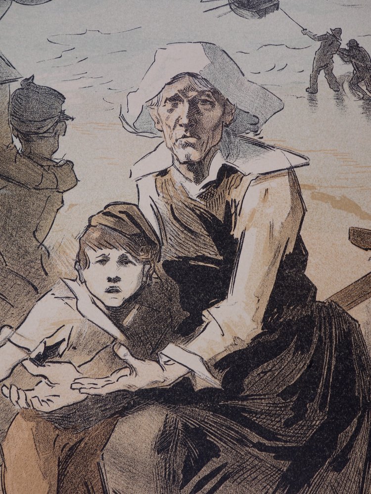Jules Cheret, Brittany, Marine Family, 1897, Original Lithograph for ...