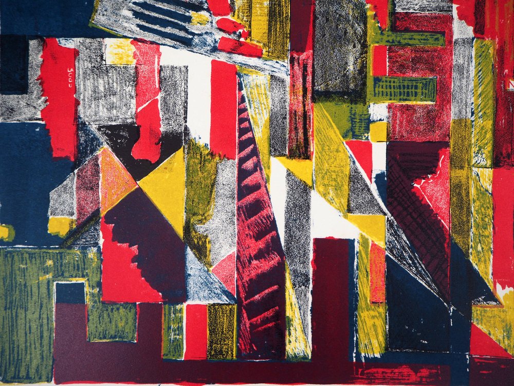 Jean Pons, The Montparnasse, 1950, Original Lithographie bei Pamono kaufen