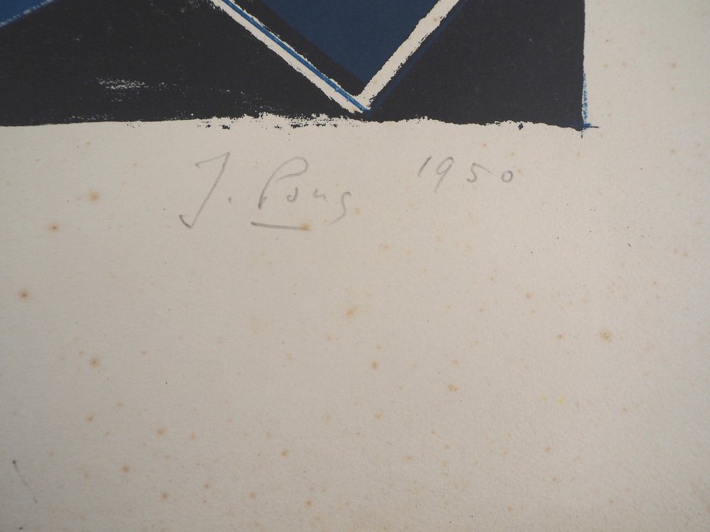 Jean Pons, The Doors of Paris, 1950, Original Lithographie bei Pamono ...