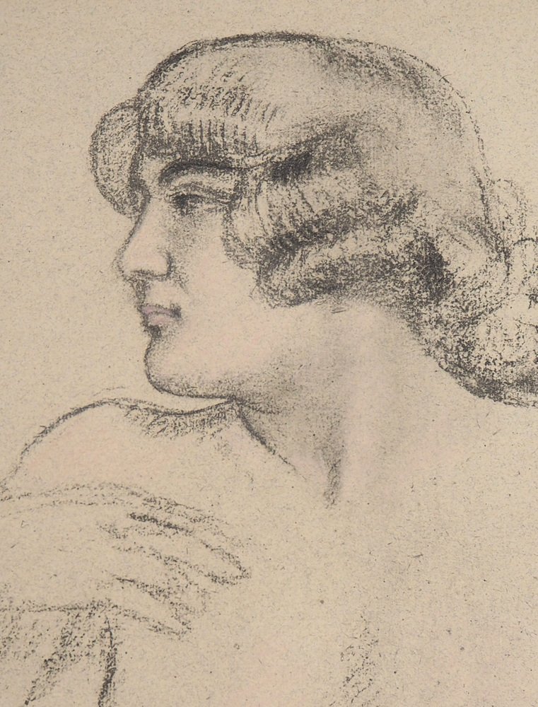 Maurice Denis, Profile of a Woman, Early 20th Century, Original ...