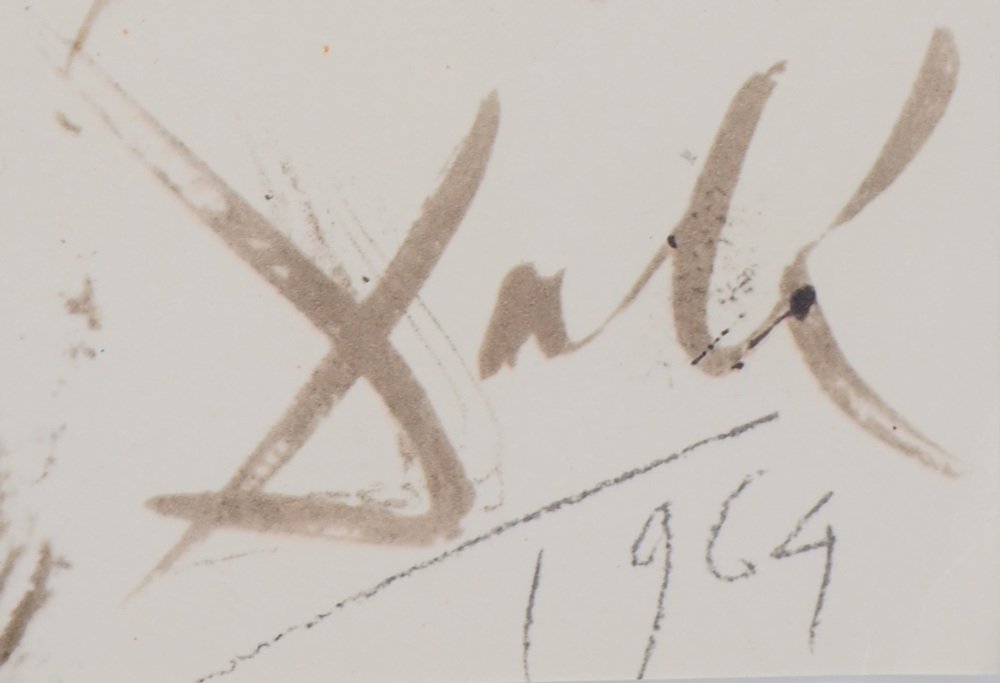 Salvador Dali, Biblia Sacra, The Demon Leviathan, Lithograph for sale ...