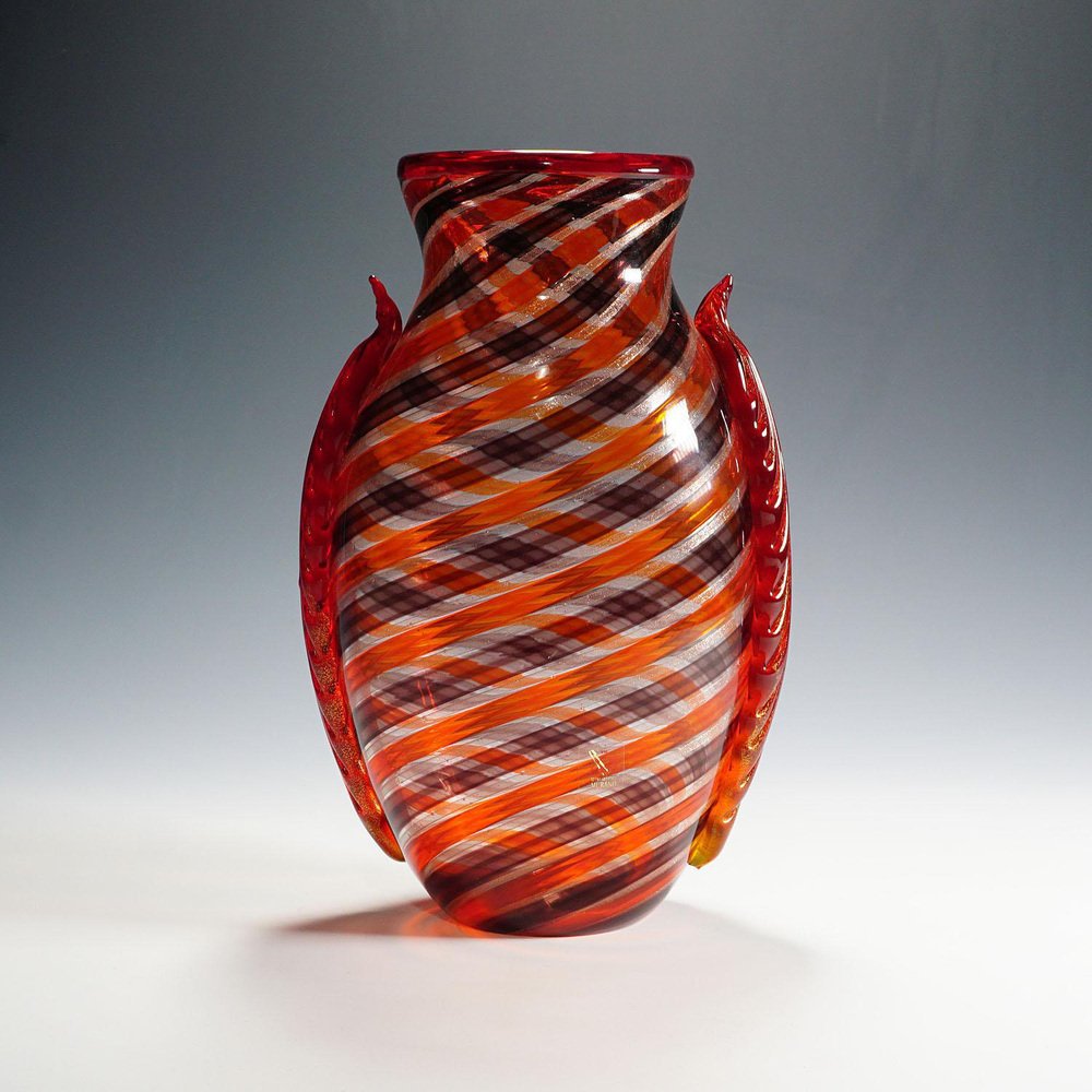 Murano Glass Spirale Vase by Eugenio Ferro, 2009 for sale at Pamono