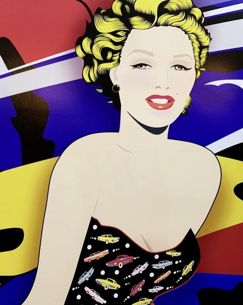 Danuta Dabrowska-Semastkiewicz, Monroe, 2021, Print on Paper for sale at Pamono