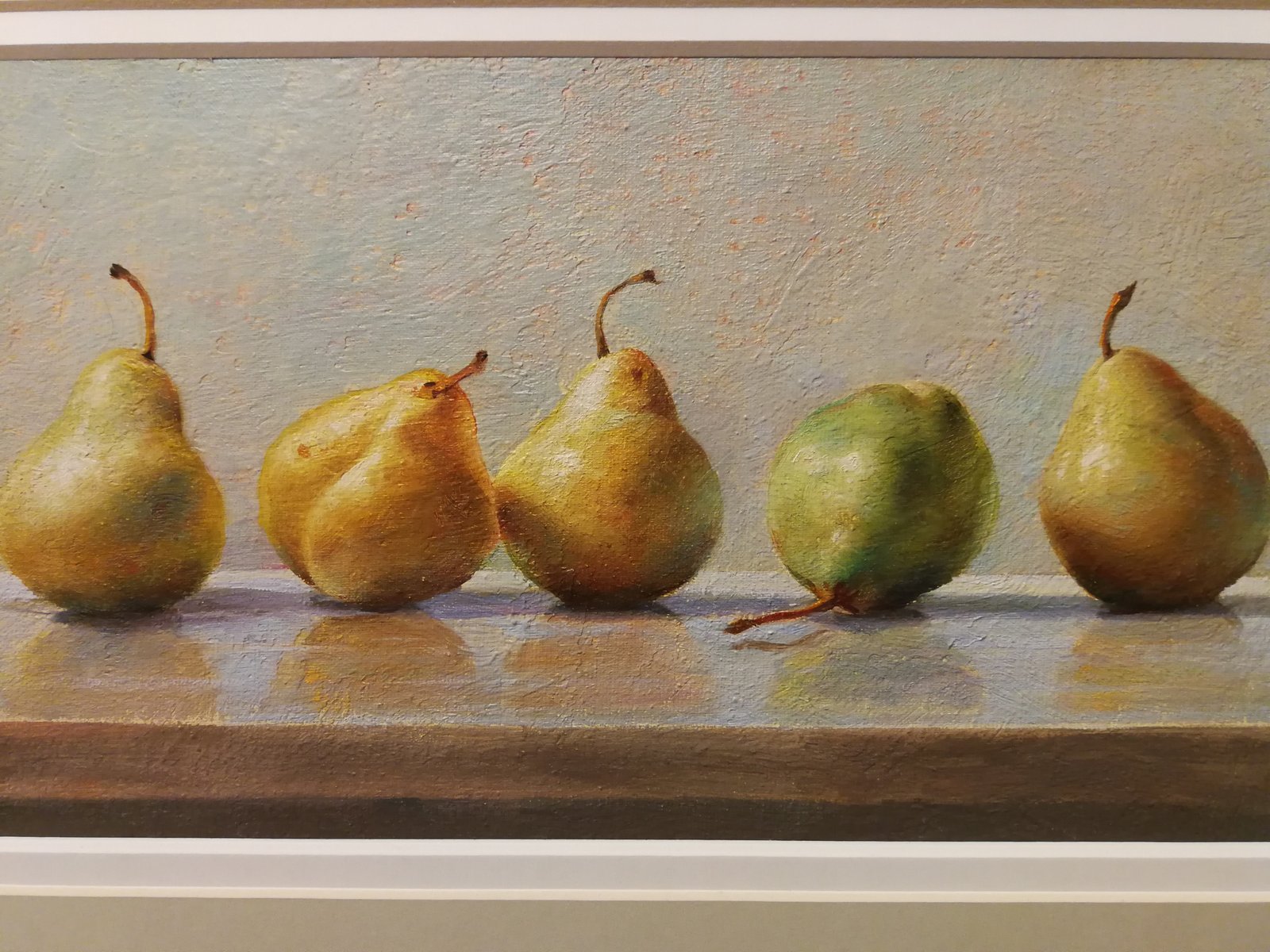 Still Life with Pears, Oil on Canvas, Framed for sale at Pamono