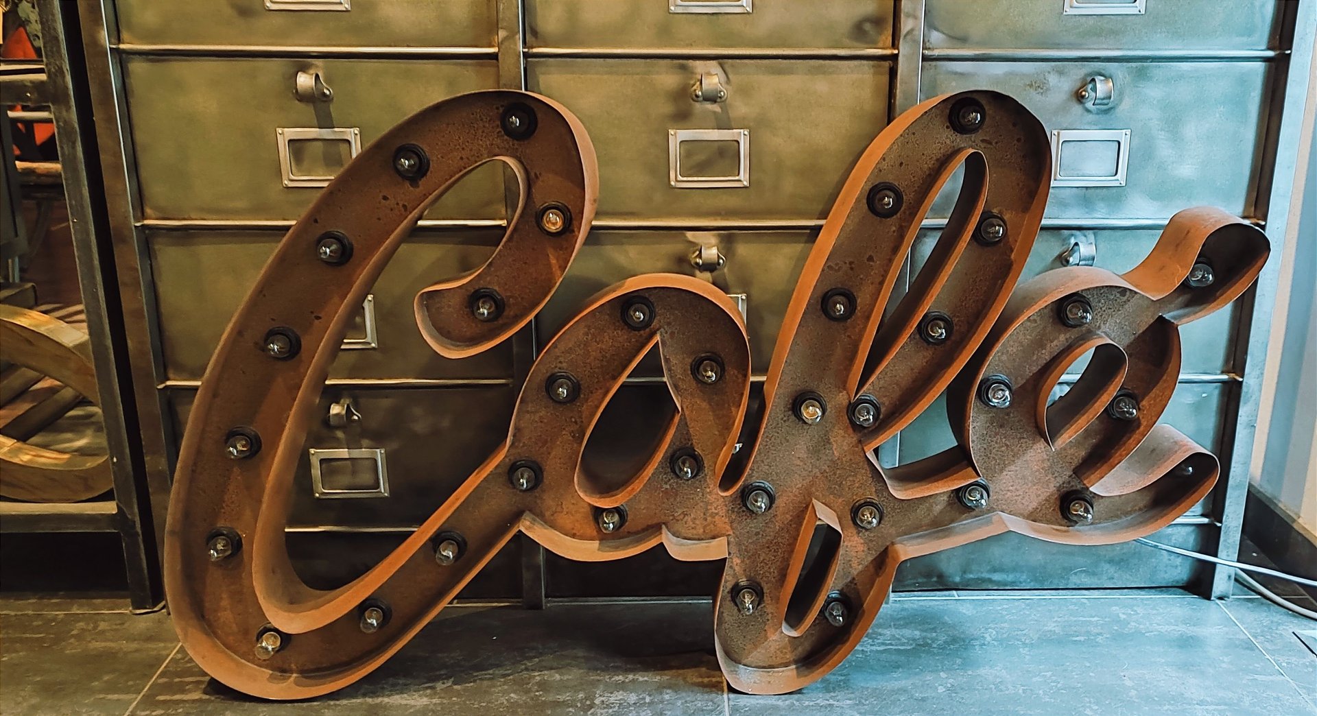 Illuminated Metal Sign, 1990s for sale at Pamono