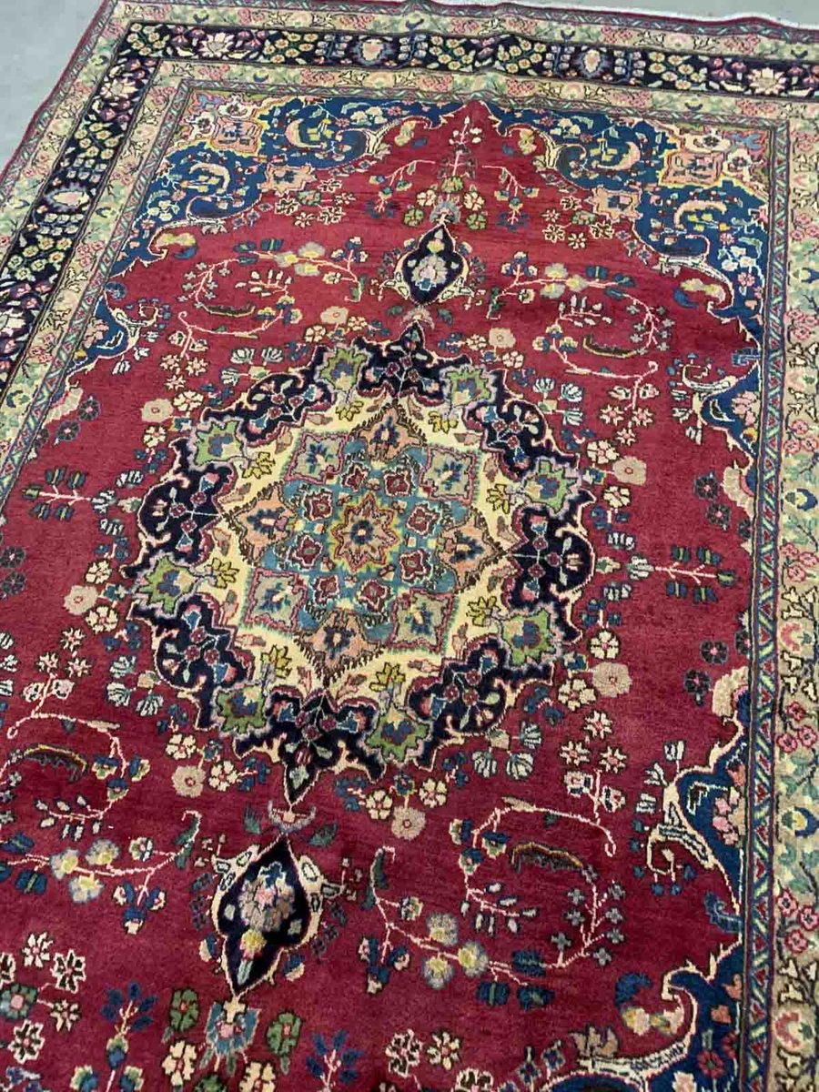 Vintage Middle Eastern Mashad Rug, 1950s for sale at Pamono