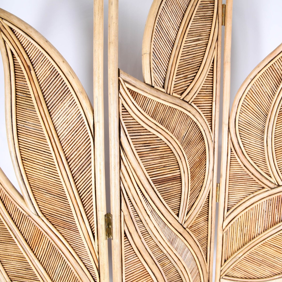 Double Side Rattan Screen for sale at Pamono