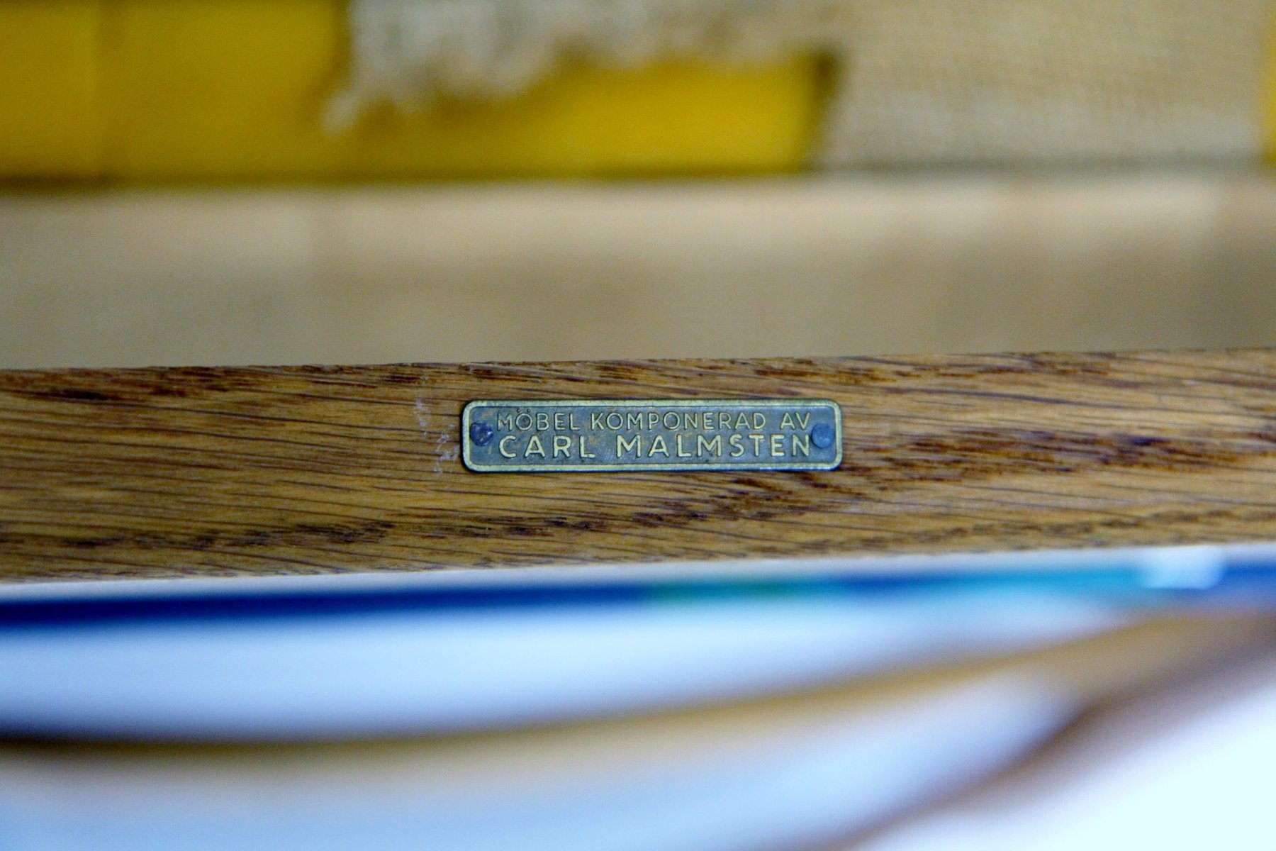 Calmare Nyckel Chair by Carl Malmsten, Sweden, 1960 for sale at Pamono