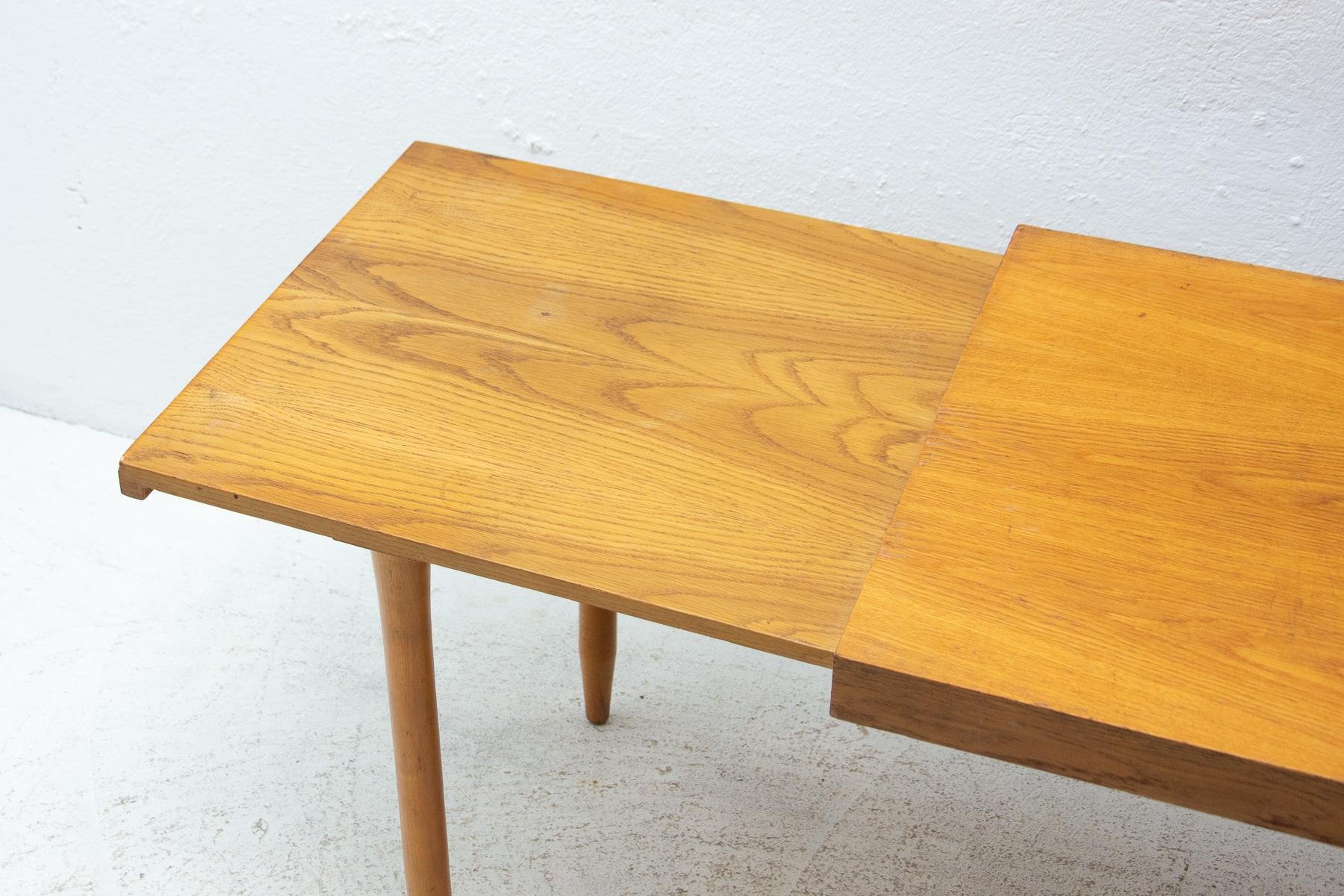 Mid-Century Czechoslovakian Central Table in Beech Wood, 1960s for sale ...
