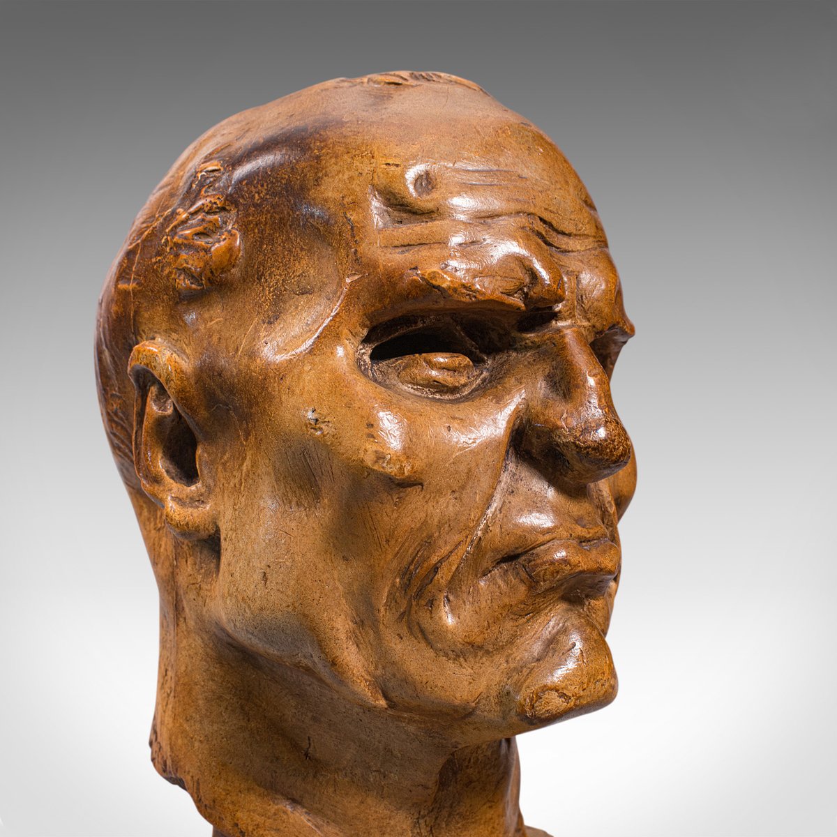 Antique English Portrait Bust, 1920s for sale at Pamono