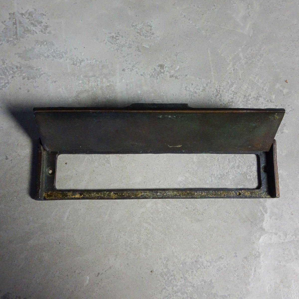Vintage Brutalist Bronze Letterbox Mailbox Slit from Alpan, 1970s for ...