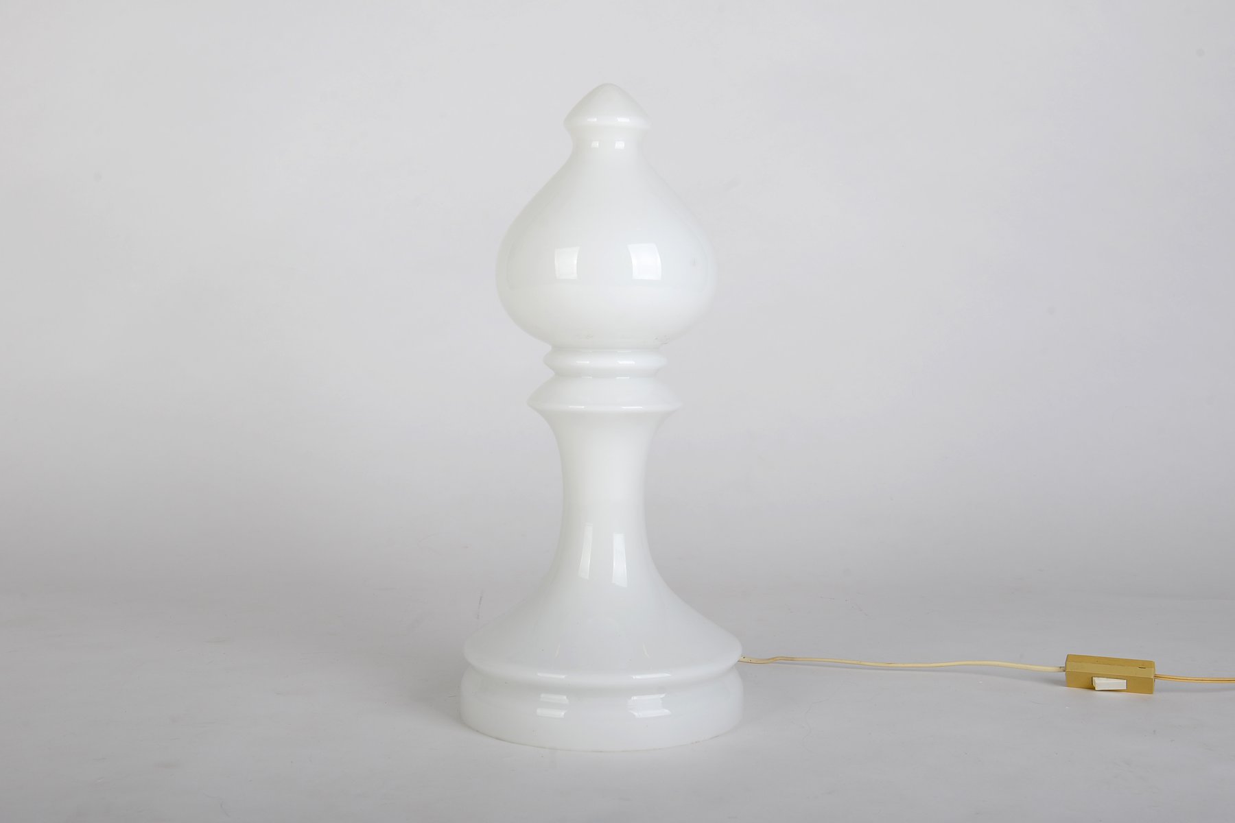 Mid-Century Glass Chess Lamp by Ivan Jakes, 1970s for sale at Pamono