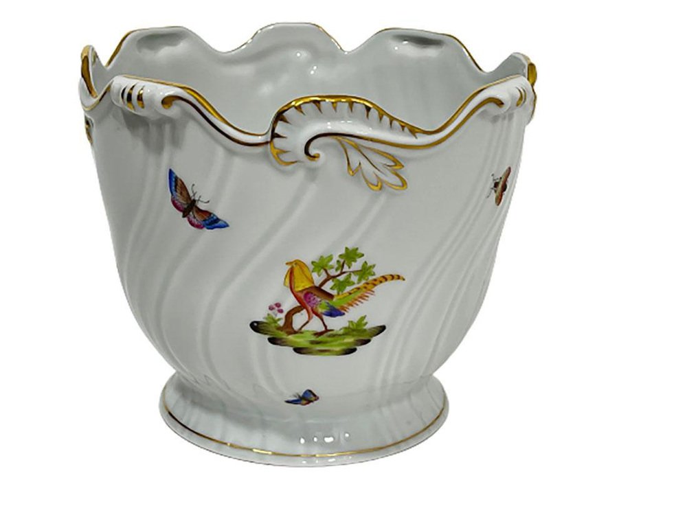 Cache-Pot à Motif Faisan en Porcelaine de Herend en vente sur Pamono