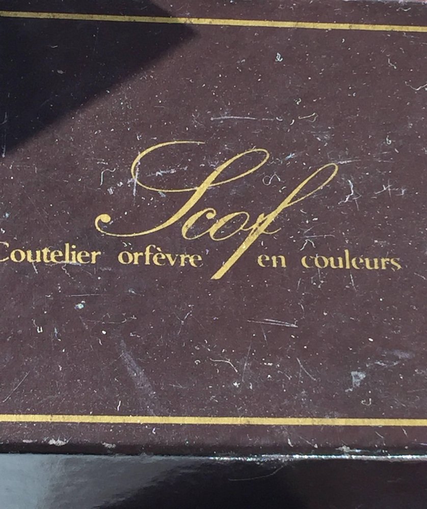 French Cutlery by Andre Verdier for SCOF, Set of 44 for sale at Pamono