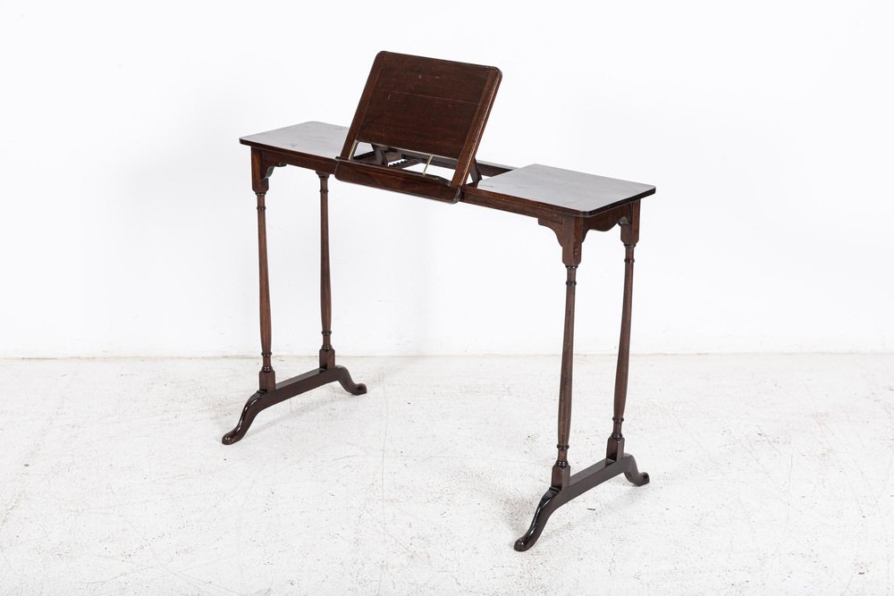 19th Century Mahogany Adjustable Reading Table for sale at Pamono