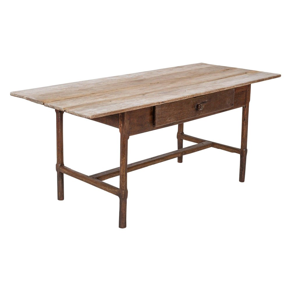 Französischer Bauerntisch aus Ulmenholz & Eiche, 18. Jh bei Pamono kaufen