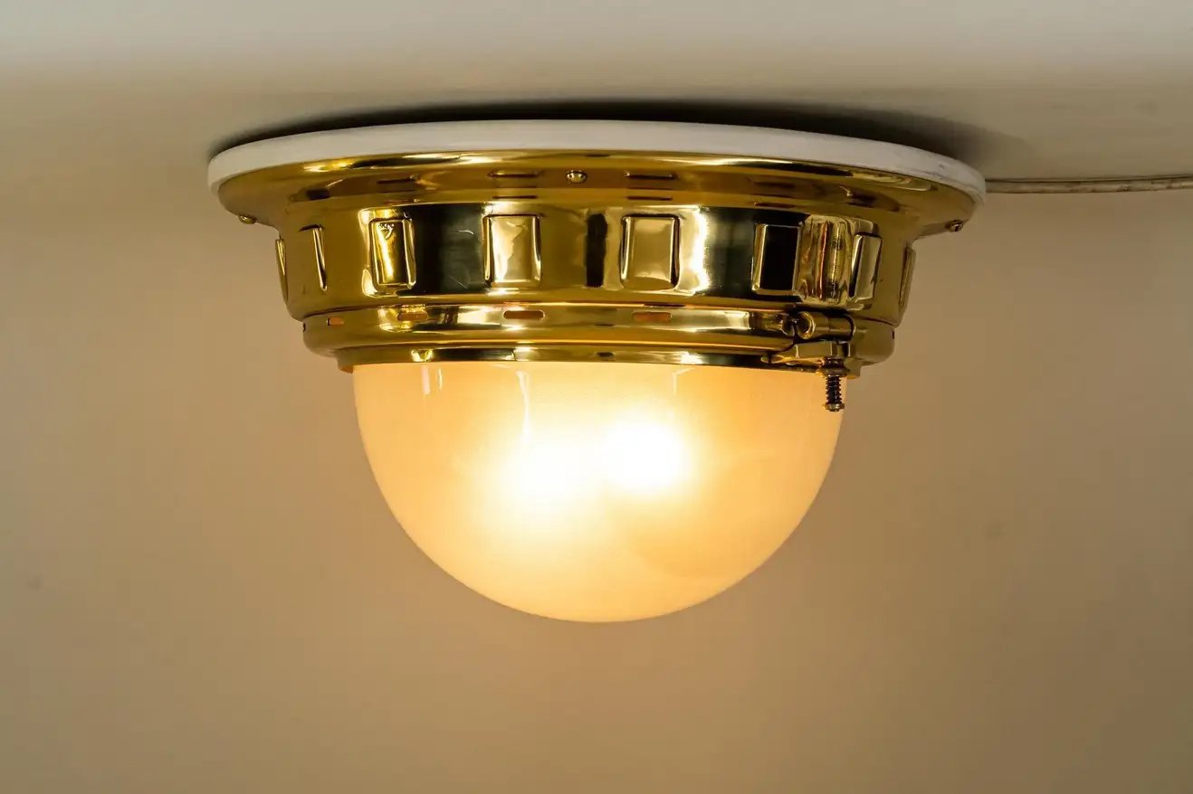 Viennese Ceiling Lights by Otto Wagner, 1900 for sale at Pamono