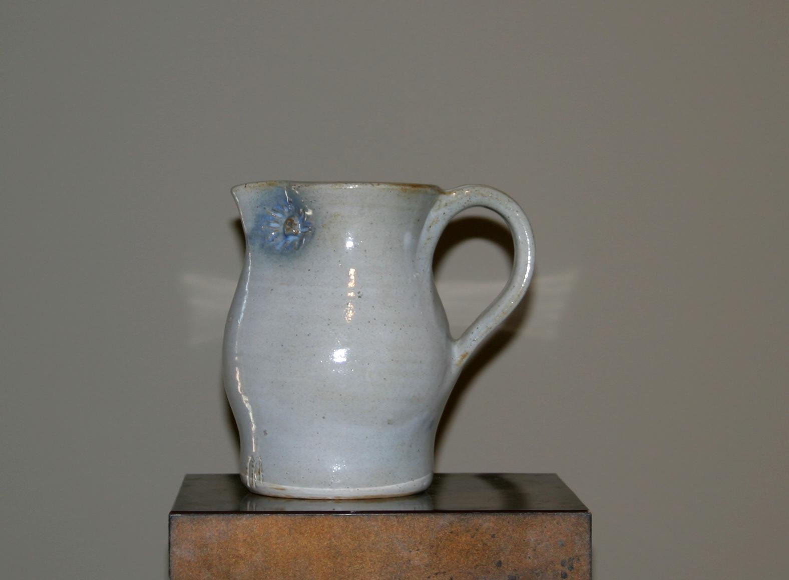 White Ceramic Pitcher by Alexander Kostanda for sale at Pamono