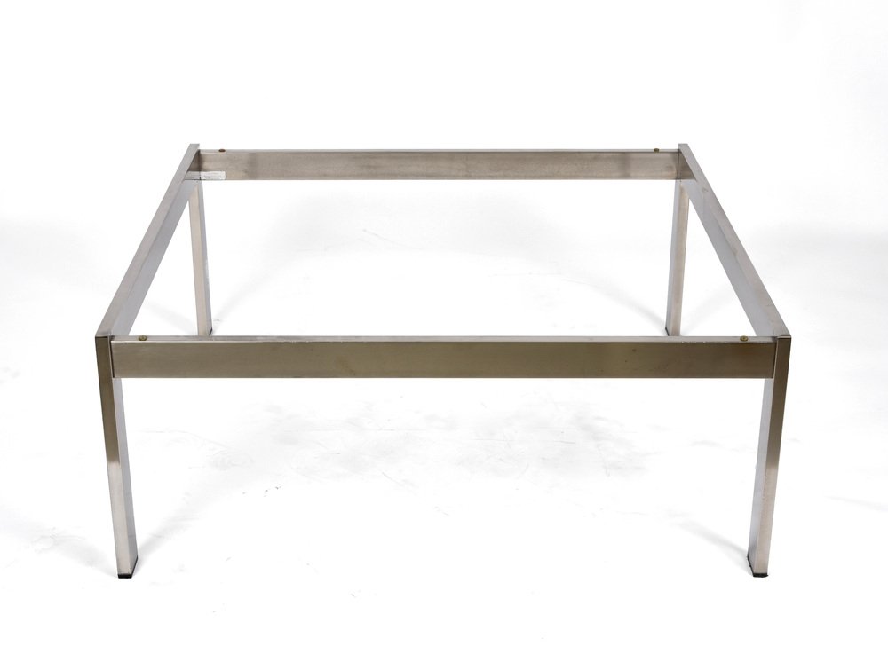 Mid-Century Squared Steel Tau Coffee Table by Gae Aulenti for La ...