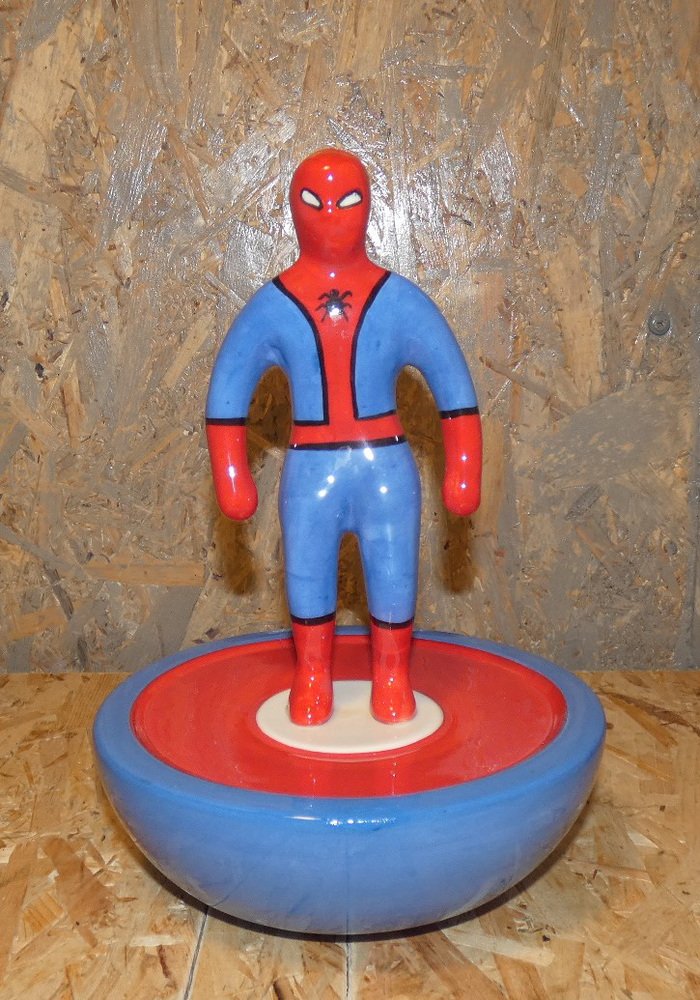 Ceramic Spider-Man by Stefano Puzzo, 2002 for sale at Pamono
