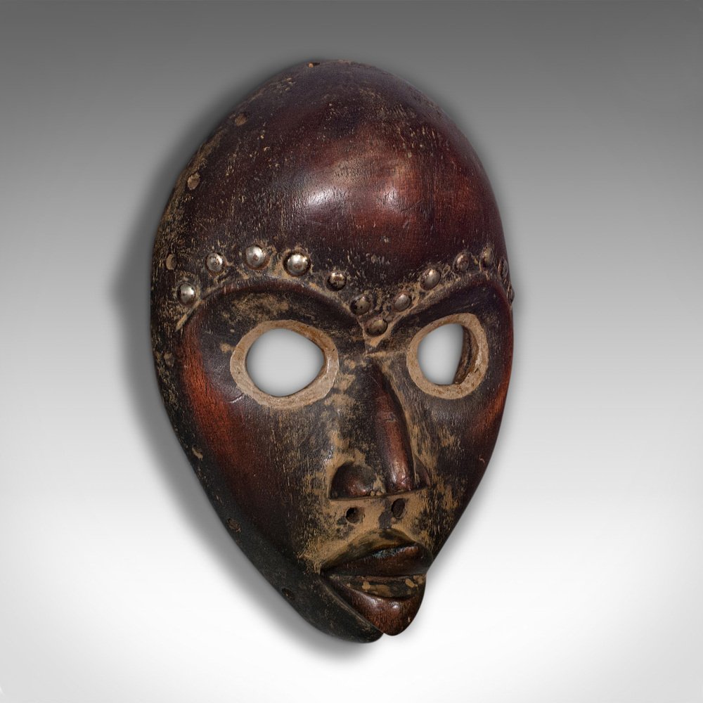 Antique Hardwood Mask, West Africa, 1900s for sale at Pamono