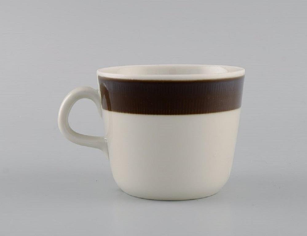 Koka Coffee Cups With Saucers from Hertha Bengtsson for Rörstrand, Set ...