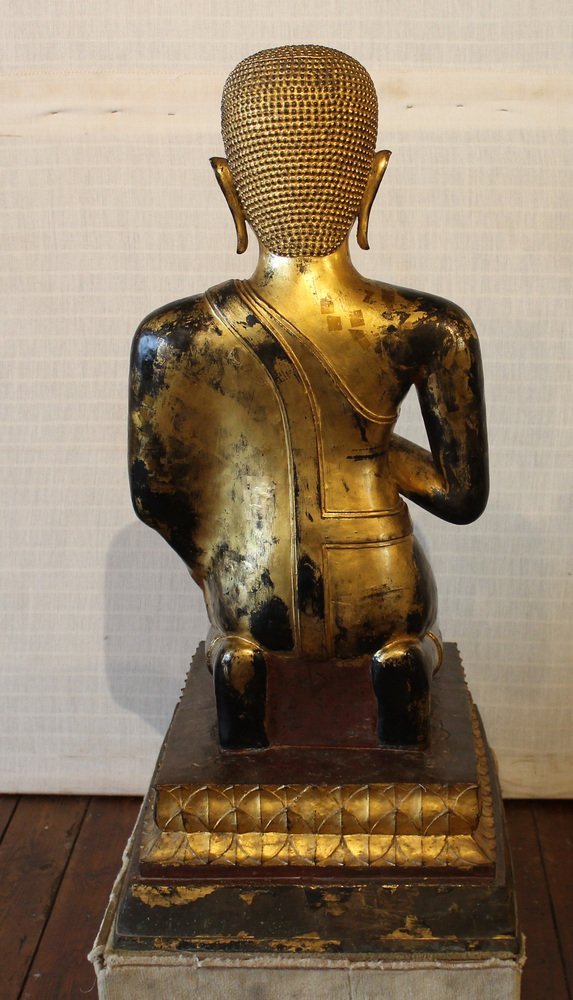 Monks, 18th-Century, Bronze, Set of 2 for sale at Pamono