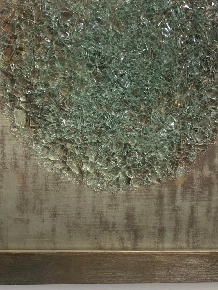 Planet, Patinated Wood & Glass for sale at Pamono