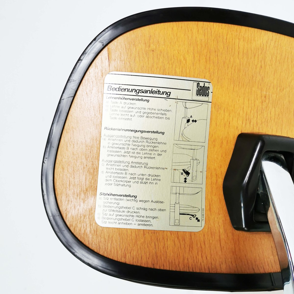 Workshop or Office Chair from Sedus, Germany, 1970s for sale at Pamono
