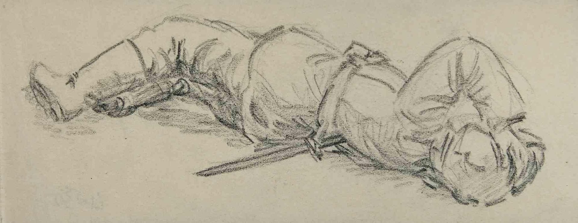 The Injured Soldier, Original Drawing, Early 20th-Century for sale at ...