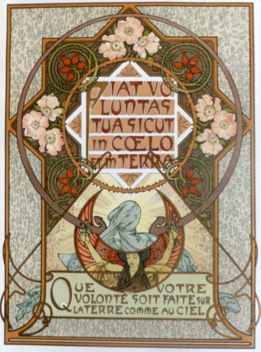 Alphonse Mucha, Le Pater, 1899, Original Lithographie bei Pamono kaufen