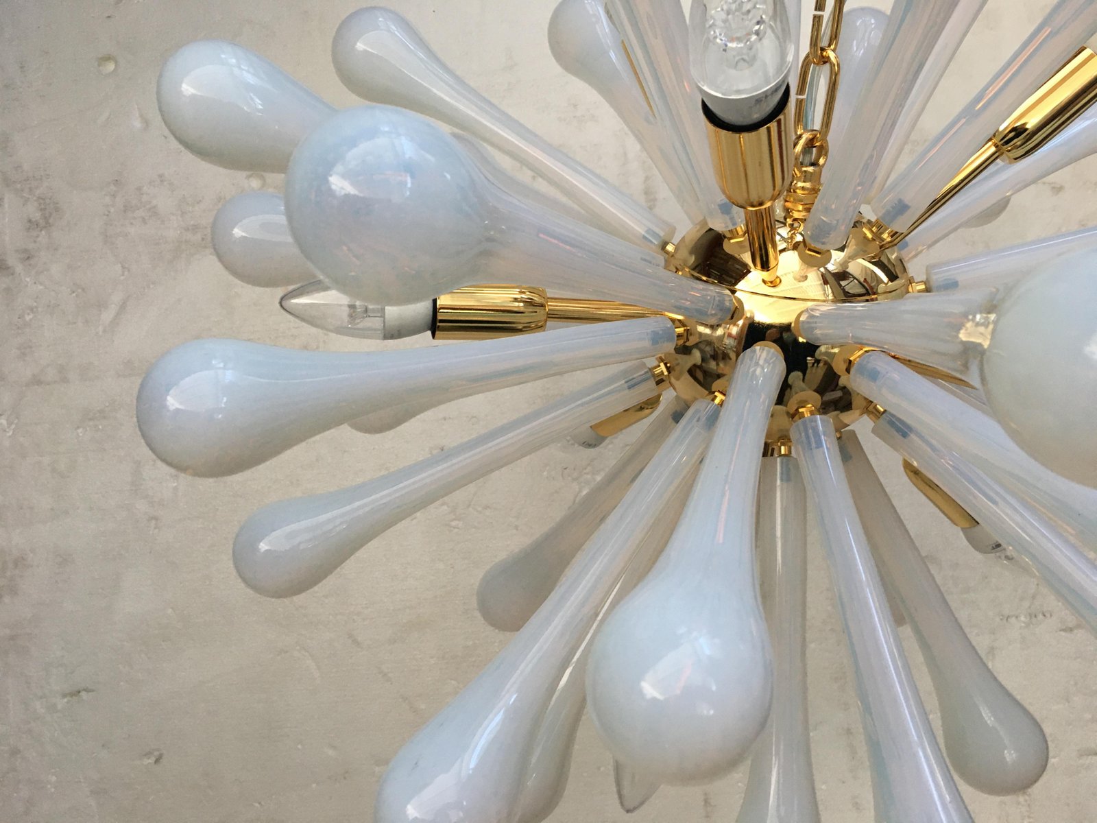 Opalino Murano Glass “Drops” Sputnik Chandelier from Murano Glass for ...