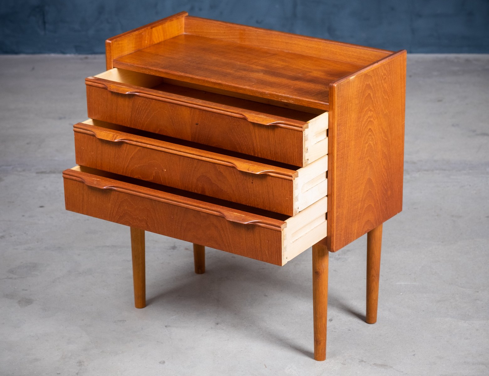 Danish Teak Dresser or Nightstand, 1960s for sale at Pamono