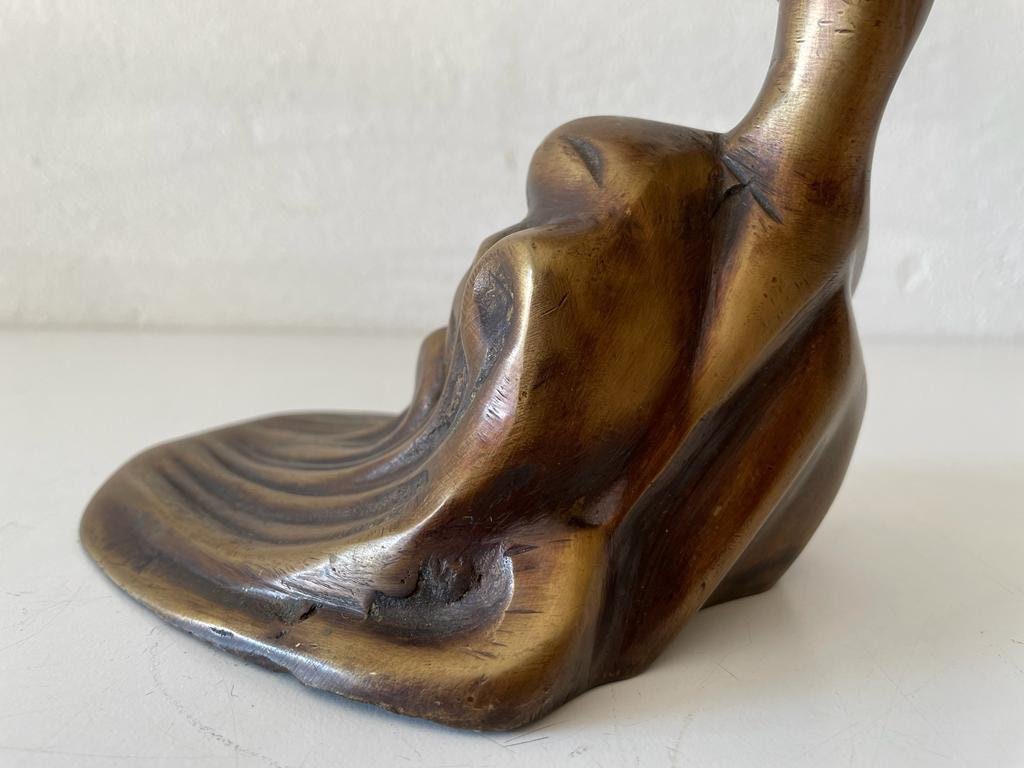 Solid Brass Dolphin Figurine, Germany, 1970s for sale at Pamono