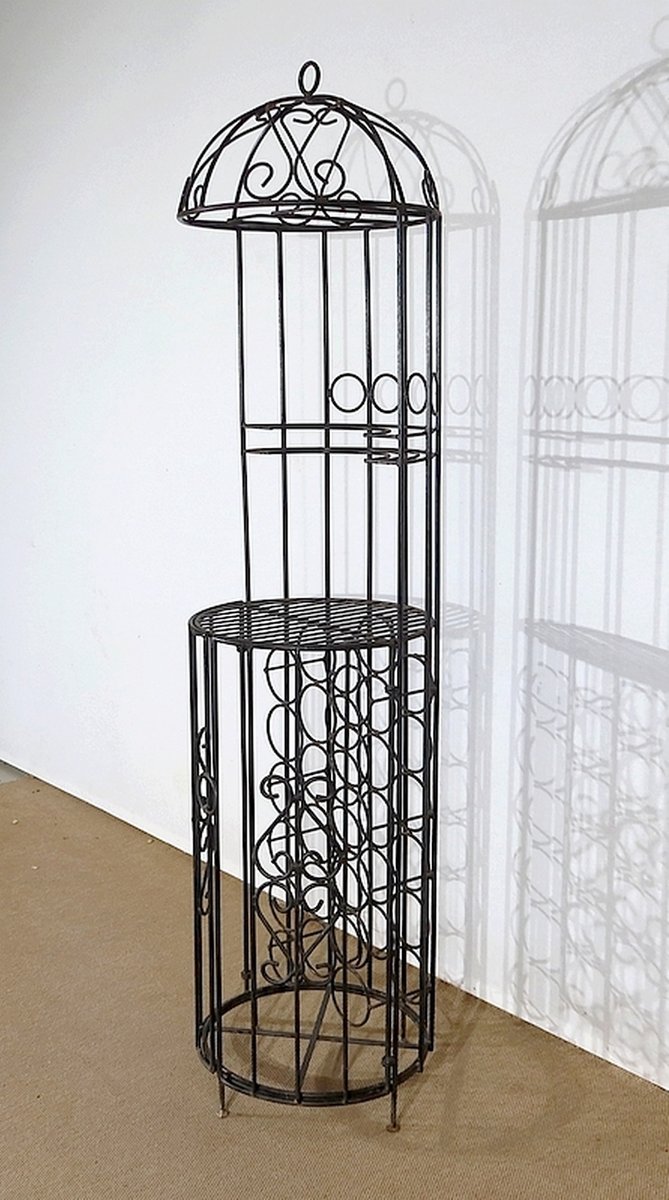 20th Century Kiosk Wrought Iron Wine Bar for sale at Pamono