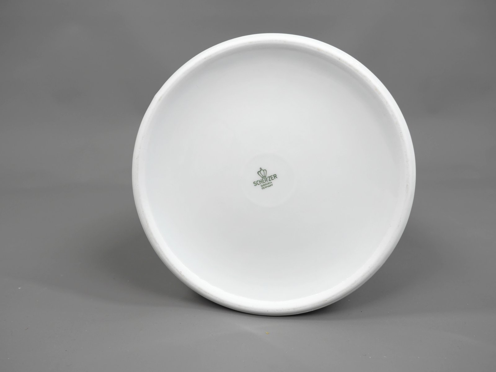 Deutsche weiße OP Art Bodenvase von Scherzer Bavaria, 1960er bei Pamono ...