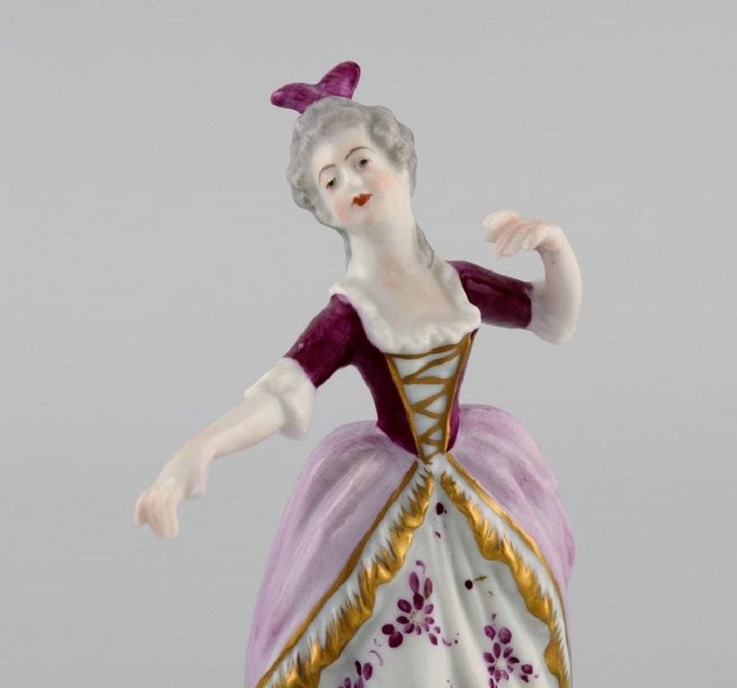 Antique 19th Century German Porcelain Figurines of Rococo Couple, Set ...