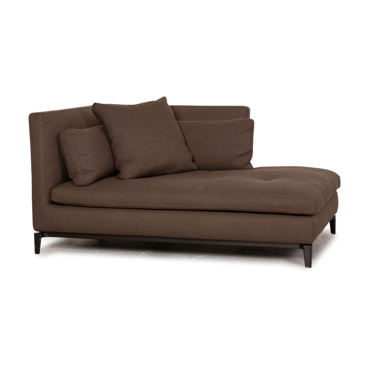 Brown Fabric Lounger Couch Daybed from Minotti Andersen for sale at Pamono