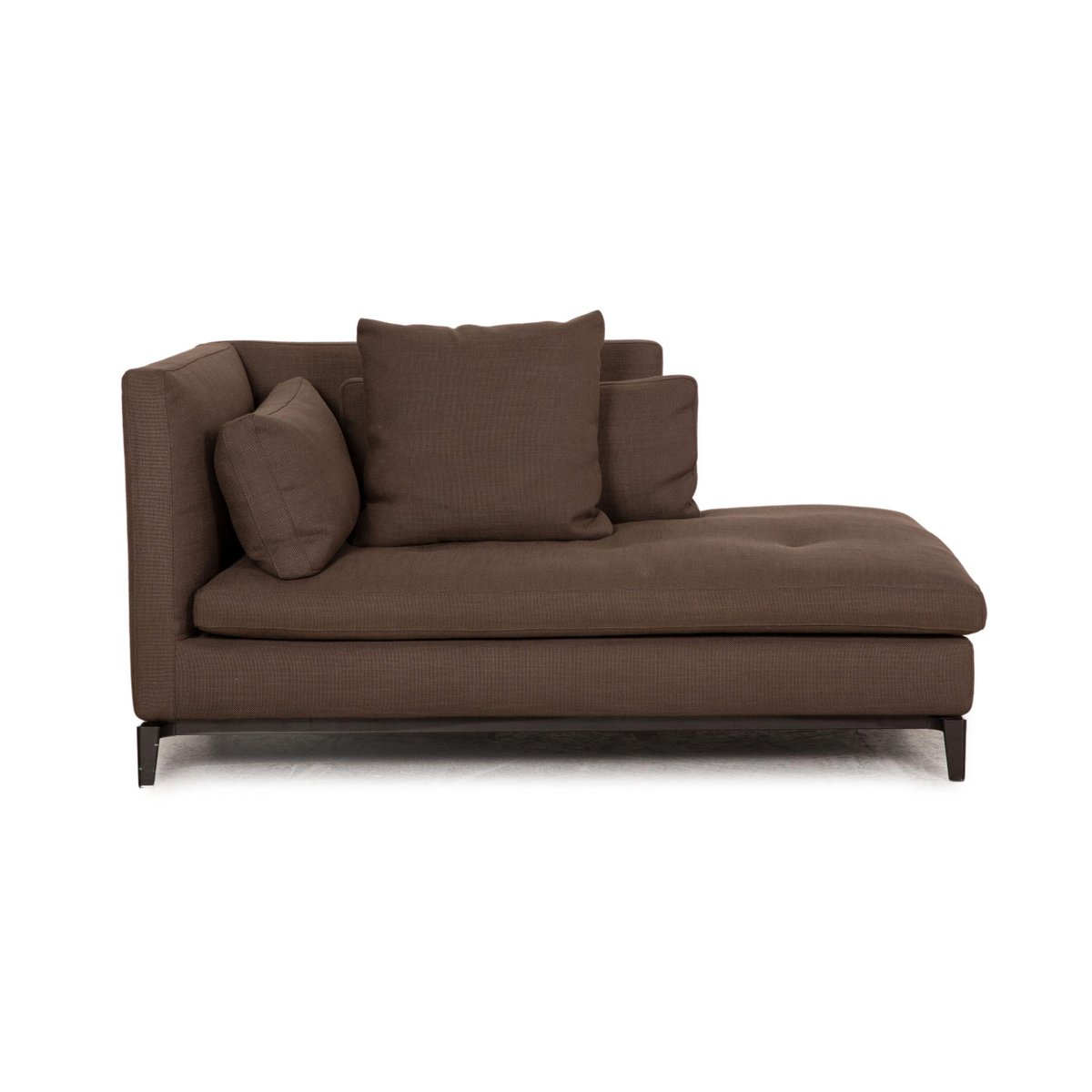 Brown Fabric Lounger Couch Daybed from Minotti Andersen for sale at Pamono
