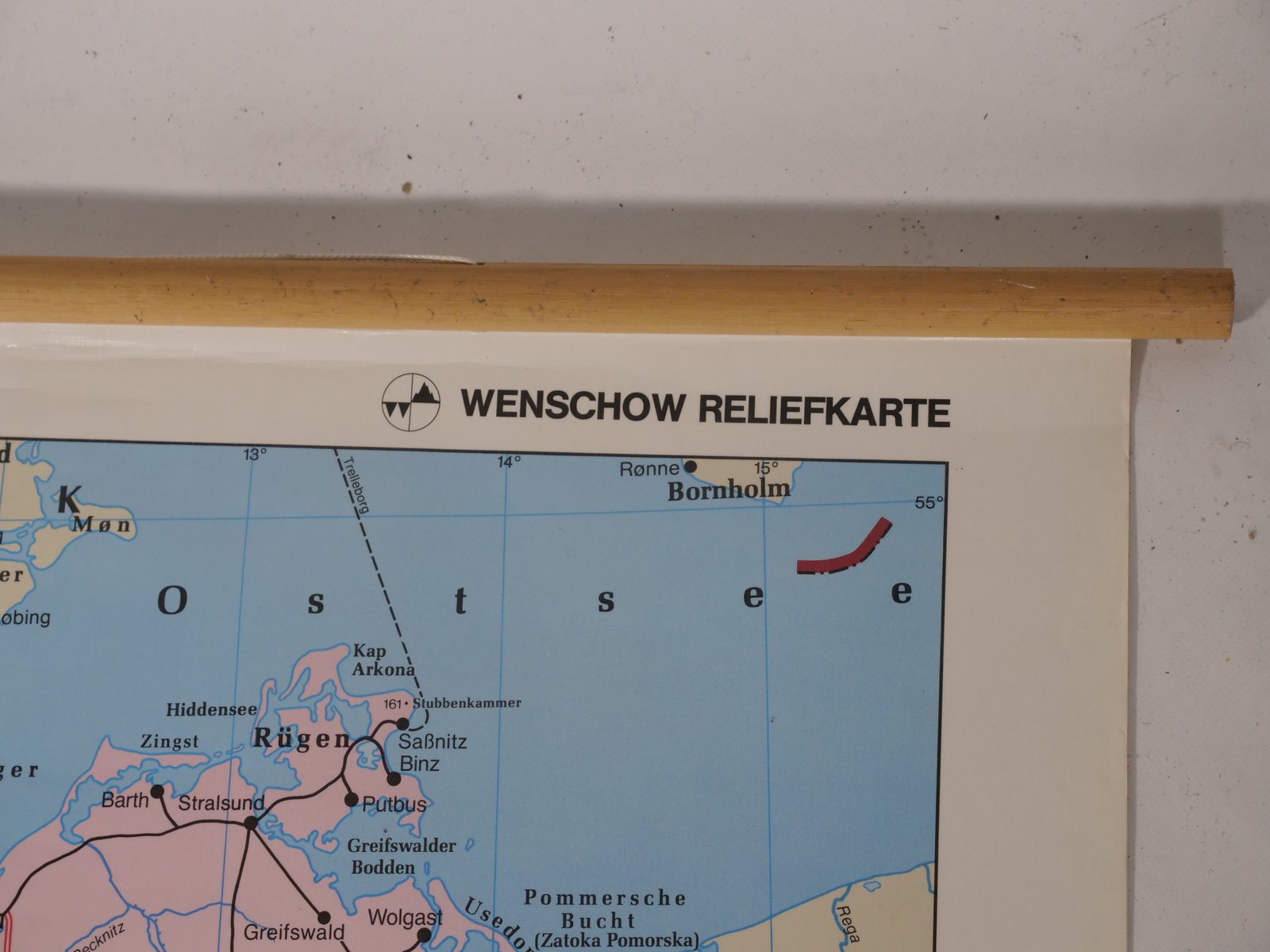 Vintage Map of Germany, 1990s for sale at Pamono