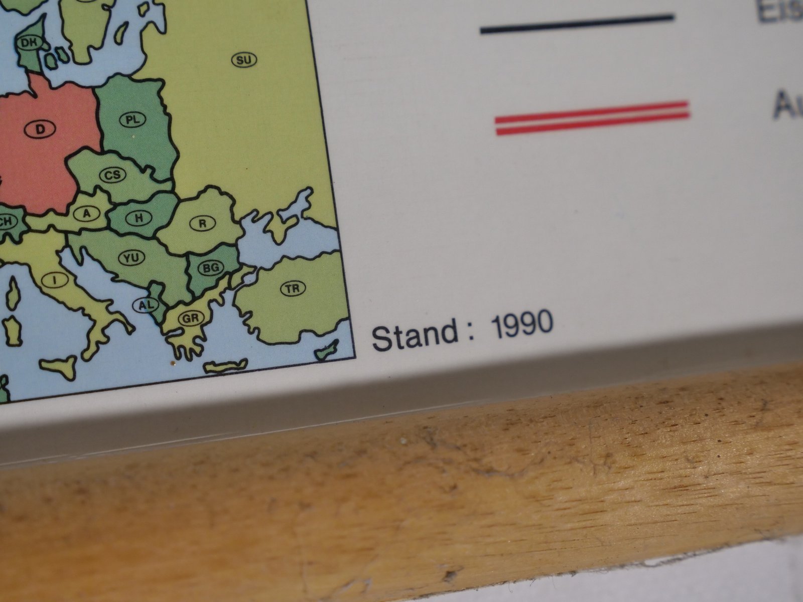 Vintage Map of Germany, 1990s for sale at Pamono