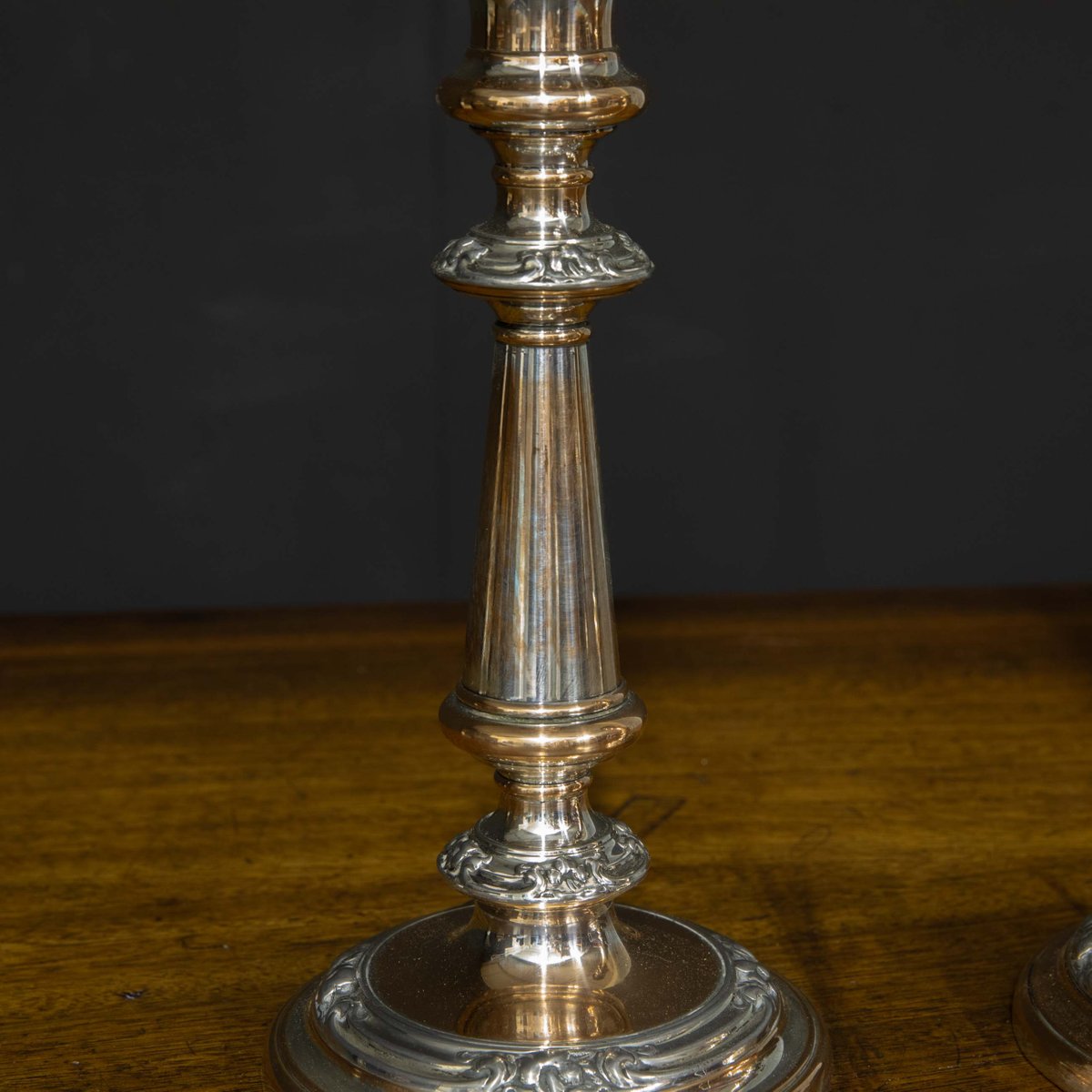 Victorian Sheffield Plate Candlesticks, Set of 2 for sale at Pamono